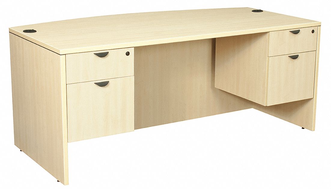 Office Desk,71 x 29 x 35 In,Maple - Grainger