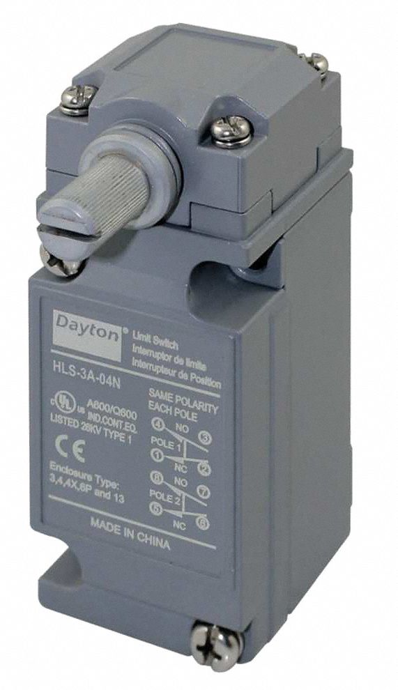 DAYTON, 37 mm Mounting Hole Vertical Center to Center Distance, Lever ...