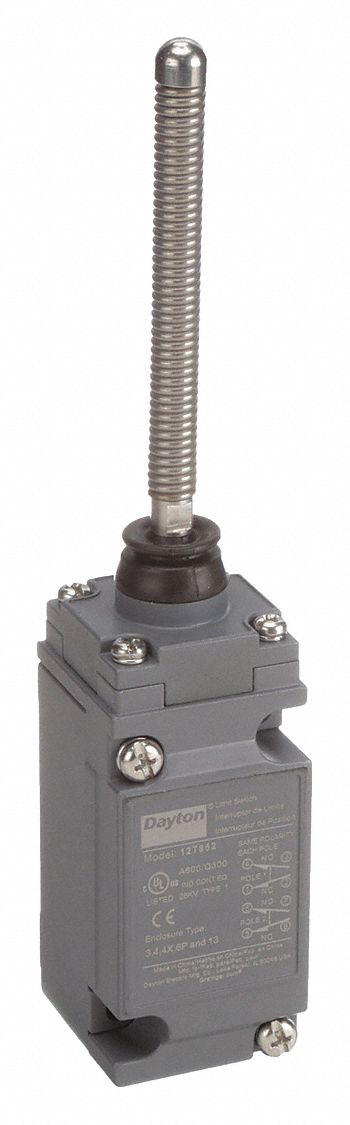 DAYTON, Wobble Stick, 2 Mounting Holes, Limit Switch - 12T852|12T852 ...