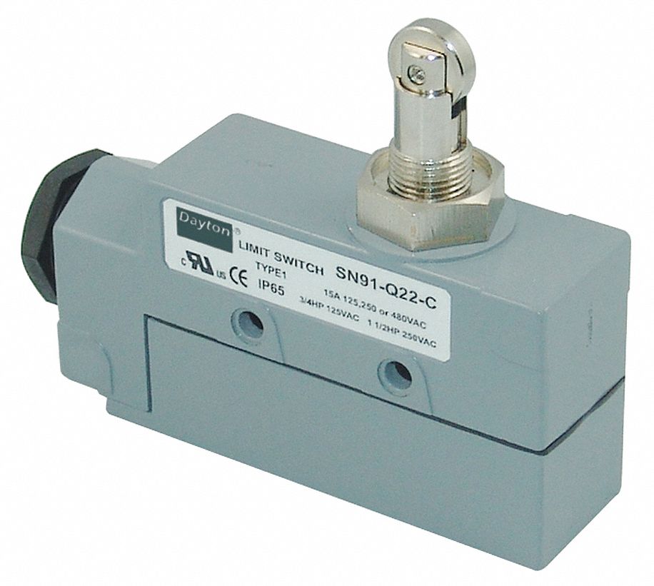 DAYTON, Roller Plunger, Limit Switch - 12T907|12T907 - Grainger