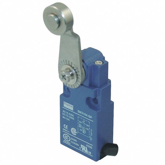 DAYTON, Adj Roller Lever-Arm, Submersible, Limit Switch - 12T945|12T945 ...