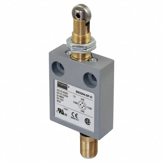 DAYTON, Roller Plunger, Limit Switch - 12T952|12T952 - Grainger