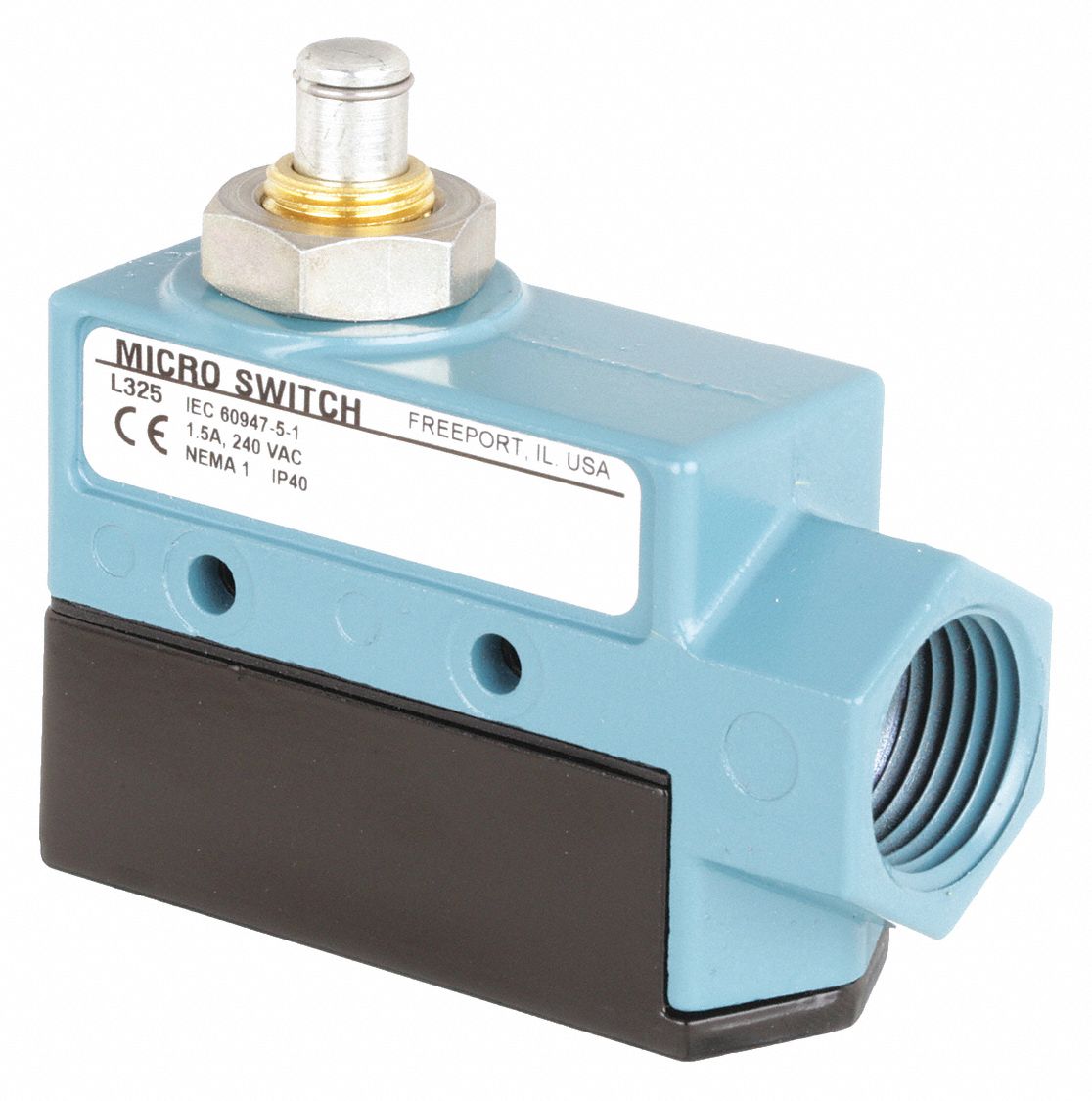 HONEYWELL, Plunger Actuator, Metallic, Non Plug-In Limit Switch ...