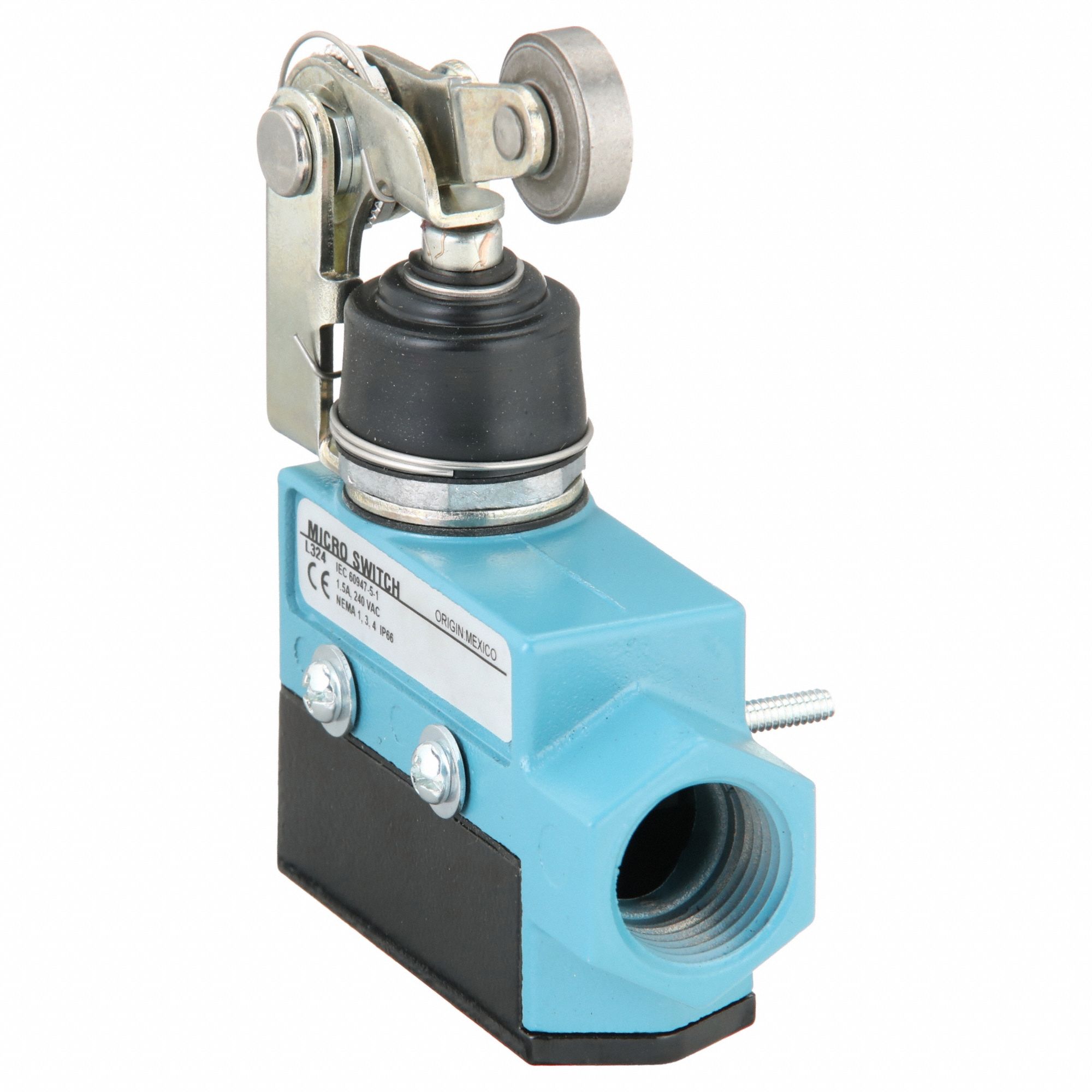 HONEYWELL, Roller Arm Plunger, Metallic, Non Plug-In Limit Switch - 12U172|BZE6-2RN2 - Grainger