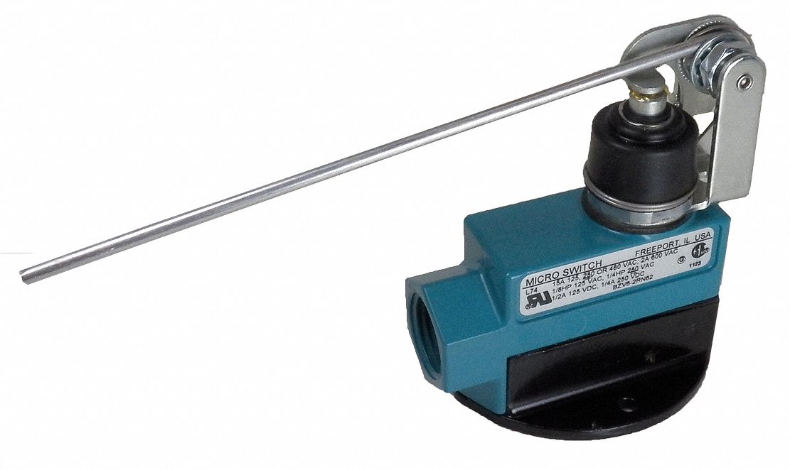 HONEYWELL MICRO SWITCH, Roller Lever, 0.718 in, Limit Switch - 12U177 ...