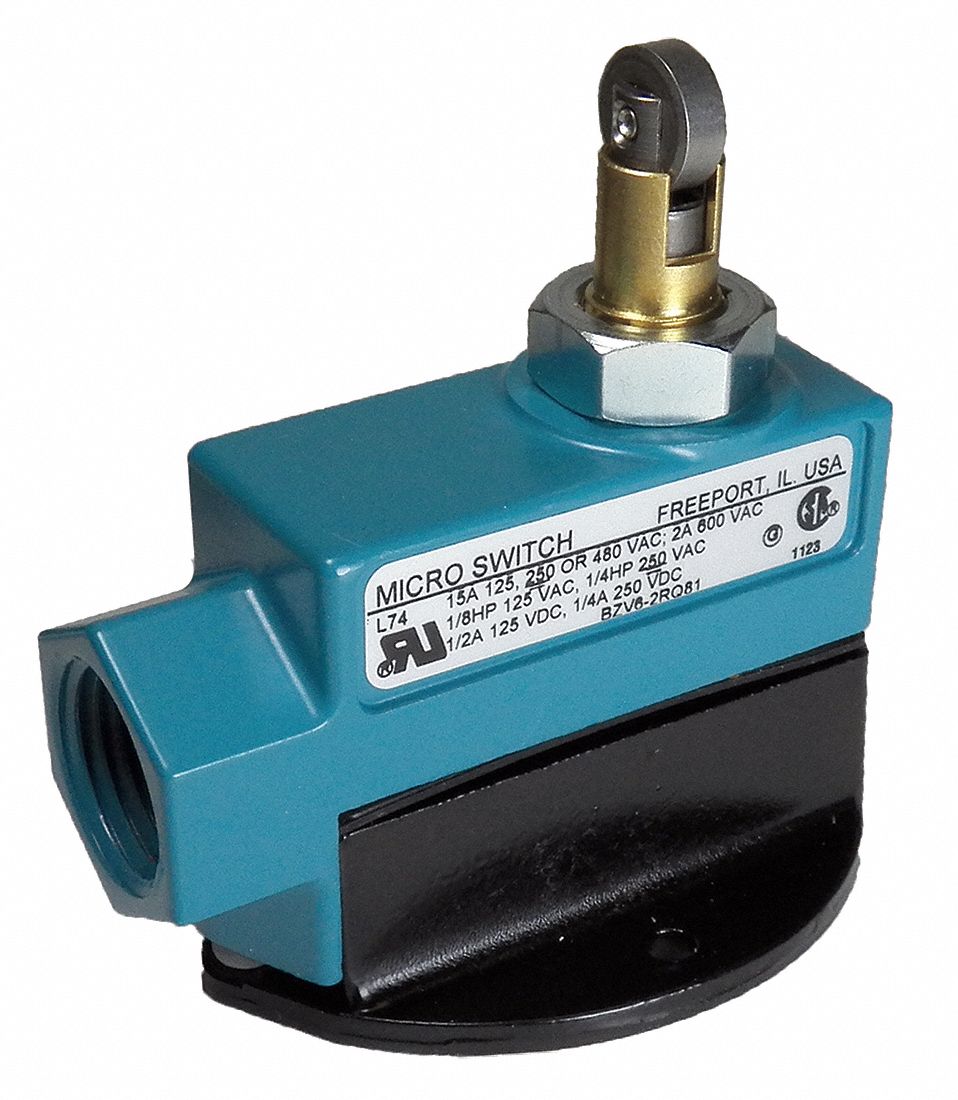 HONEYWELL MICRO SWITCH, Cross Roller Plunger, Metallic, Limit Switch ...