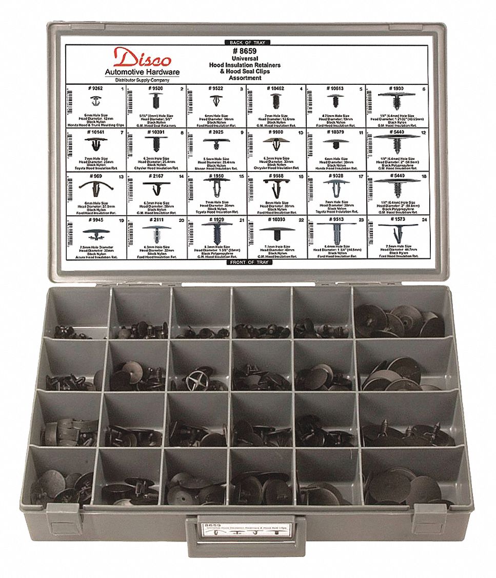 331 Pieces, Hood Seal&Insulation Retainer Assortment - 12U251|8659 ...