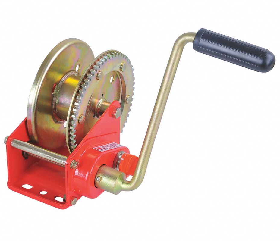 DAYTON Malacate Manual con Freno Levantamiento, Arrastre, Altura Total ...
