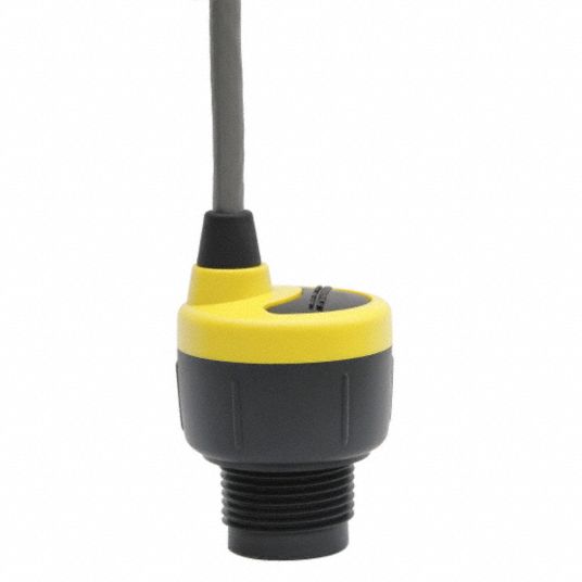 FLOWLINE Noncontact Ultrasonic Level Sensor: 1 in NPT, 49.2 in, 24V DC ...
