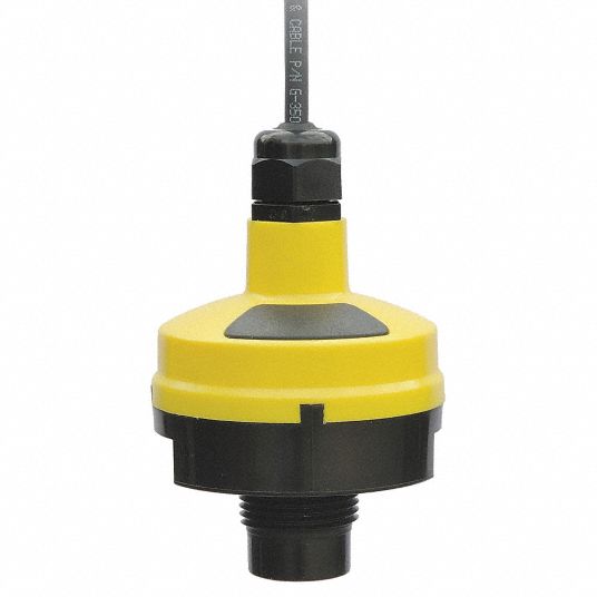 FLOWLINE Noncontact Ultrasonic Level Sensor: 1 in NPT, 9.8 ft, 24V DC ...