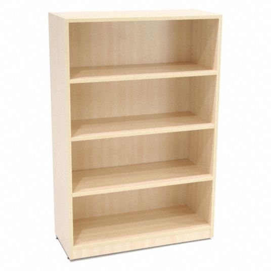 32 in x 14 in x 47 in Legacy Series Bookcase with 4 Shelves, Maple ...