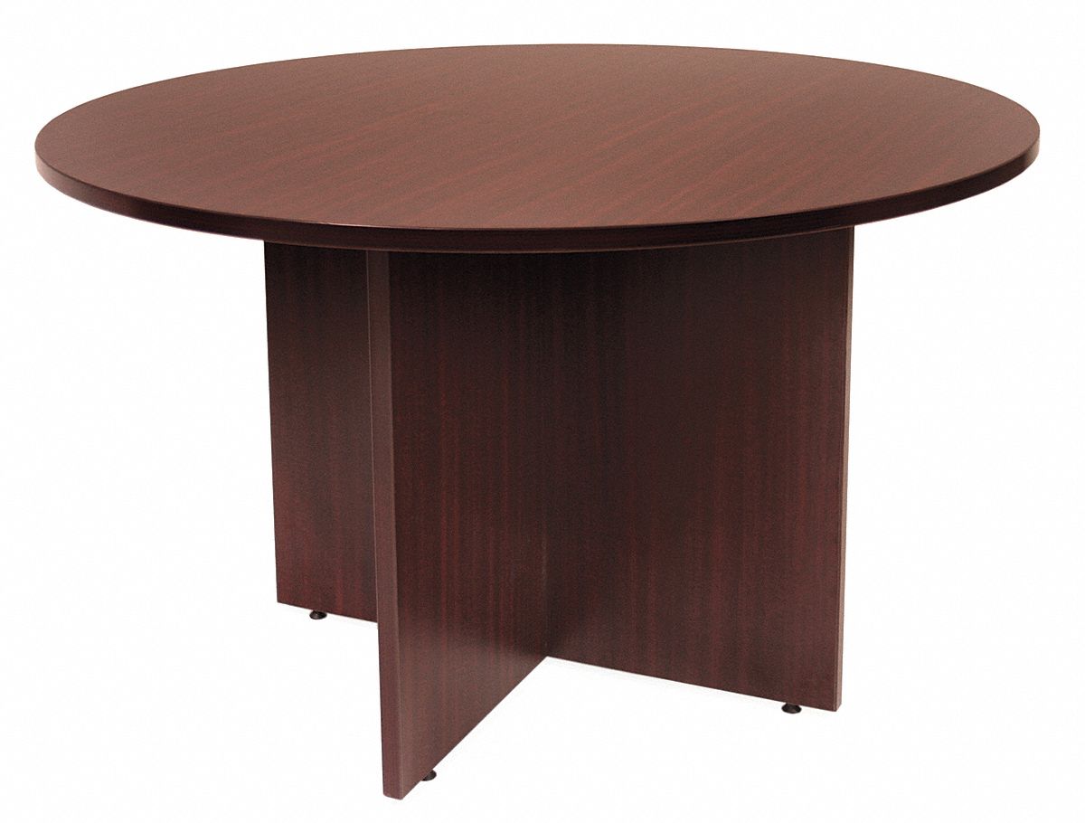 Conference Table,Legacy,48 Dia.,Mahogany - Grainger