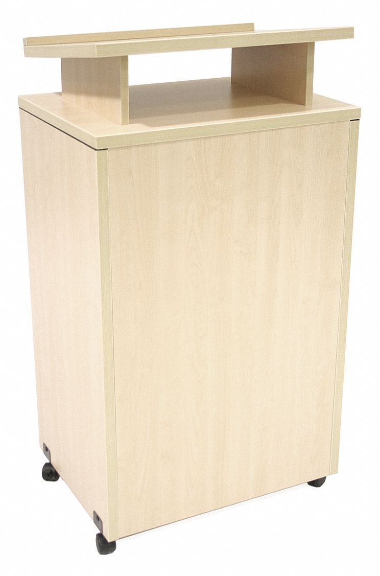 Floor Lectern,Legacy Series,Maple - Grainger