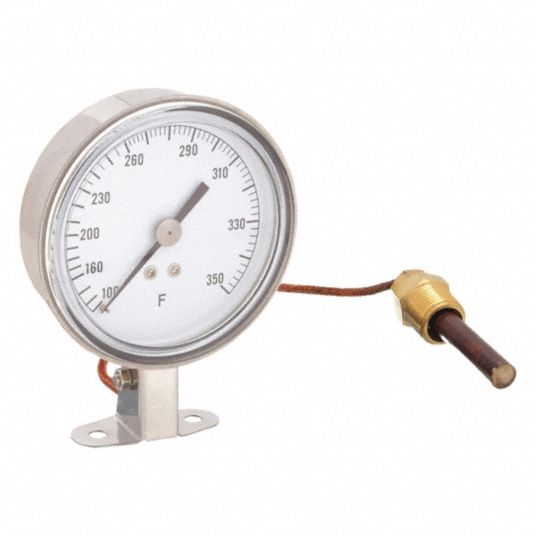 Analog Panel Mount Thermometer - Grainger