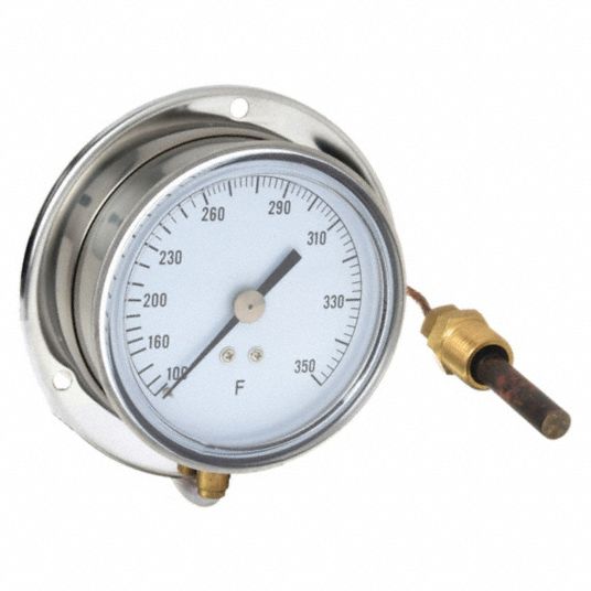 Analog Panel Mount Thermometer - Grainger
