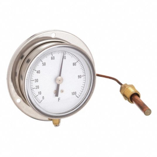 Analog Panel Mount Thermometer - Grainger