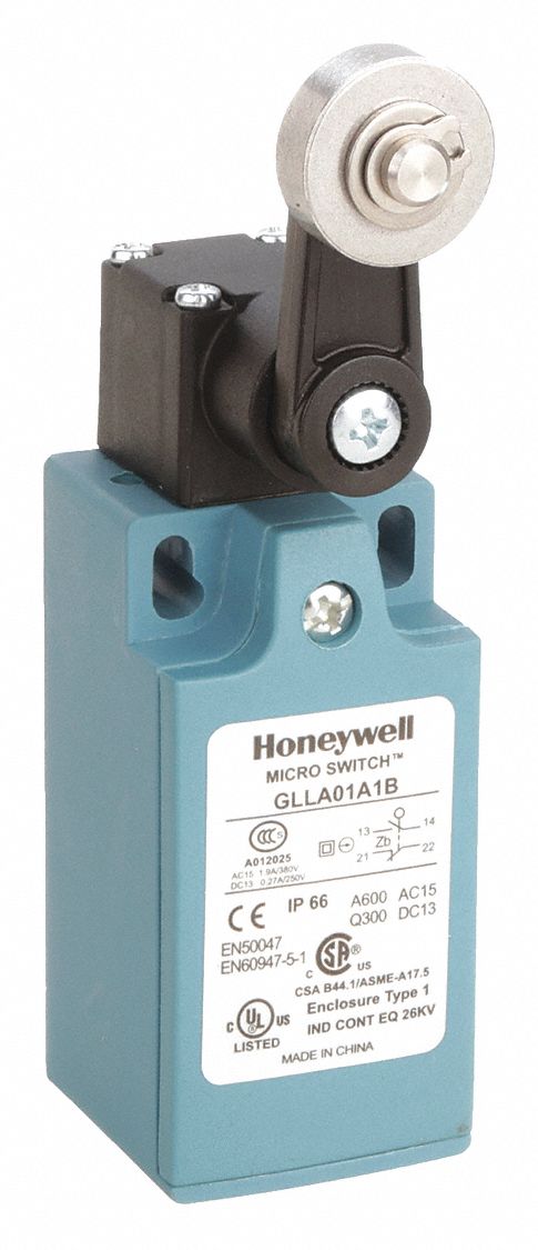 HONEYWELL, Roller Lever, GLL, Non Plug-In Limit Switch - 12U916|GLLA01A1B - Grainger