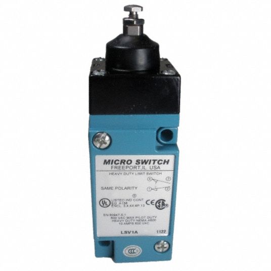 HONEYWELL MICRO SWITCH, Plunger Actuator, Metallic, Limit Switch - 12V061|LSV1A - Grainger