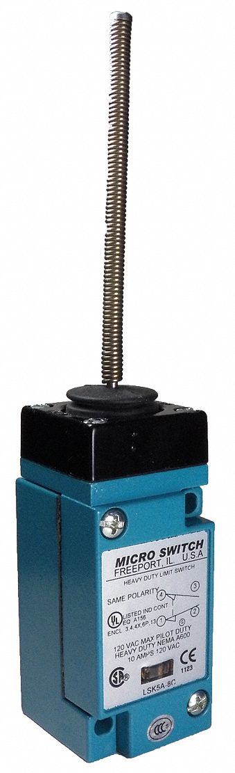 HONEYWELL MICRO SWITCH, 1NC/1NO, 10A @ 600V, Heavy Duty Limit Switch ...