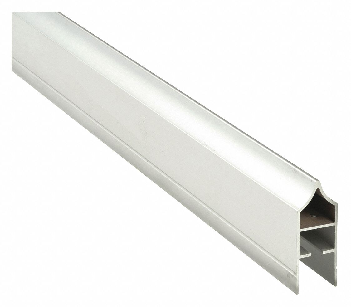 Headrail for Phenolic Partition, 1 3/4 inH x 98 in - Grainger