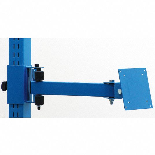 BENCHPRO, 4 in Overall Wd, 8 in Overall Dp, Articulating Monitor Arm ...