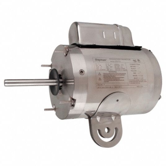 DAYTON, Capacitor-Start/Run, 1/4 HP, Washdown Motor - 12V772|12V772 ...
