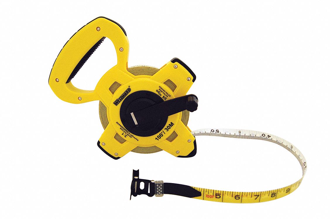 WESTWARD TAPE MEASURE FAST REWIND 100FT REEL - 12854 - WSWMTR100F ...