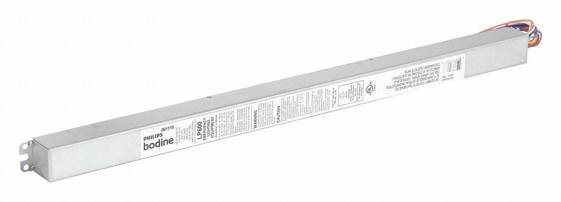 BODINE, 55 W Max. Bulb Watts, 120/277V AC, Emergency Fluorescent ...