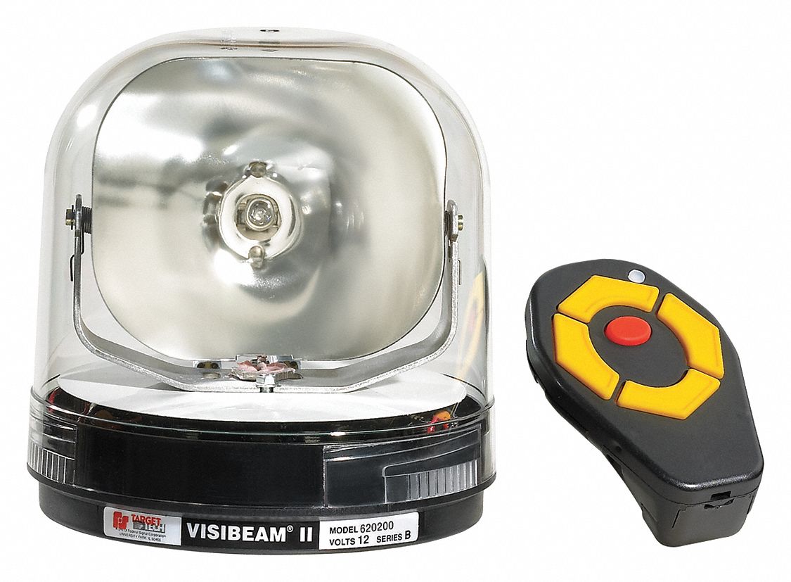 FEDERAL SIGNAL, Round, Halogen, Spot Light - 12Y124|620201 - Grainger