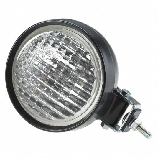 Flood Light,Round,Halogen,7" H - Grainger