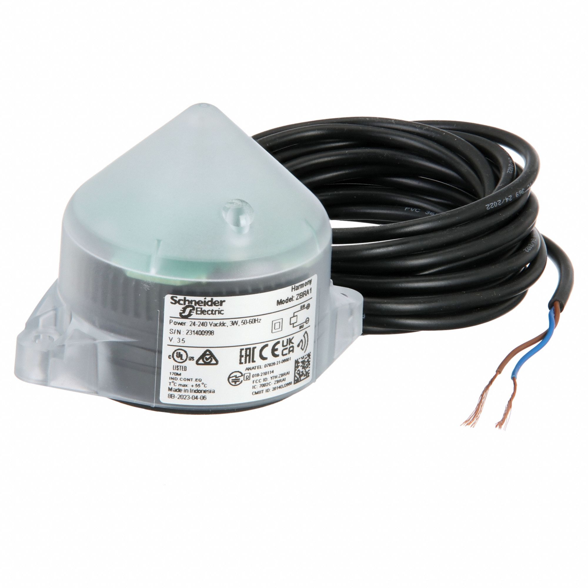 SCHNEIDER ELECTRIC, XB5R, Relay Antenna - 12Y149|ZBRA1 - Grainger