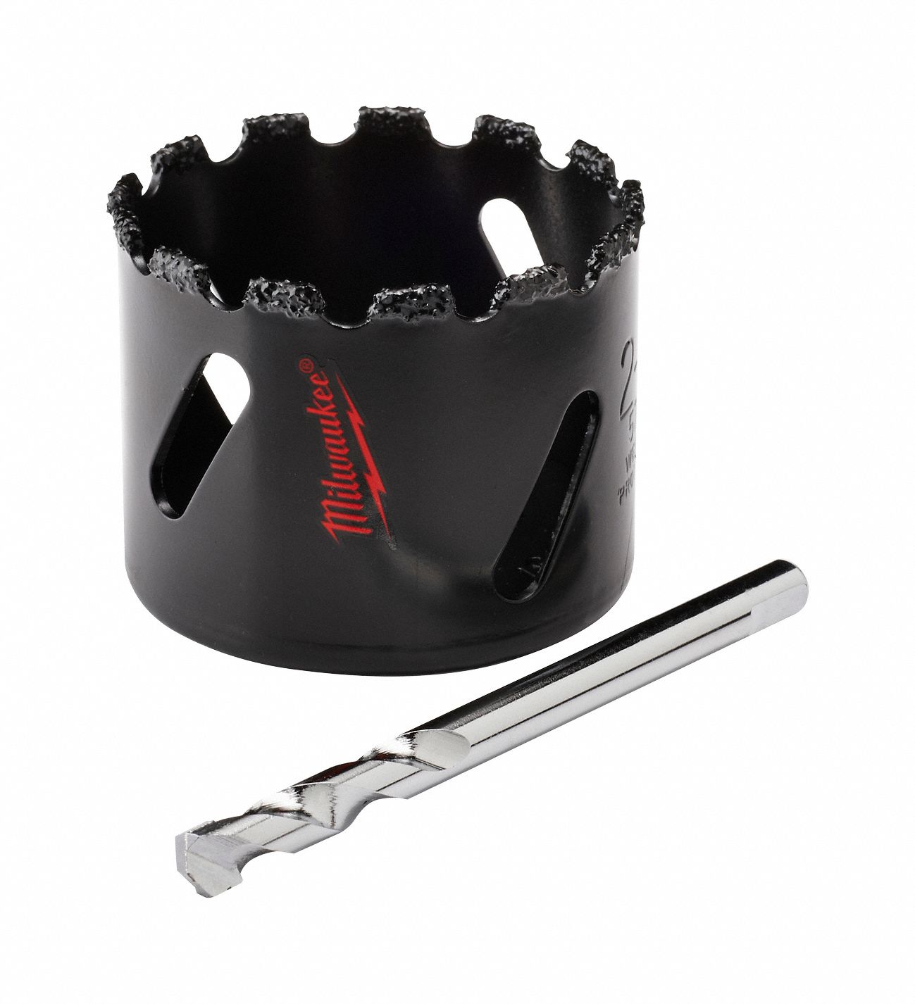 MILWAUKEE, 2 1/4 in Saw Dia., 1 1/2 in Max. Cutting Dp, Hole Saw - 12Y457|49-56-0449 - Grainger