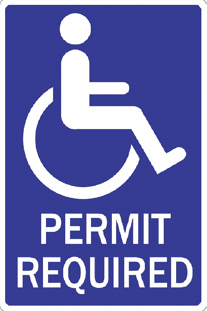 Printable Handicap Parking Permit