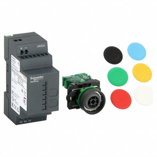 SCHNEIDER ELECTRIC, 22 mm Panel Mounting Size, XB5R, Wireless Push ...