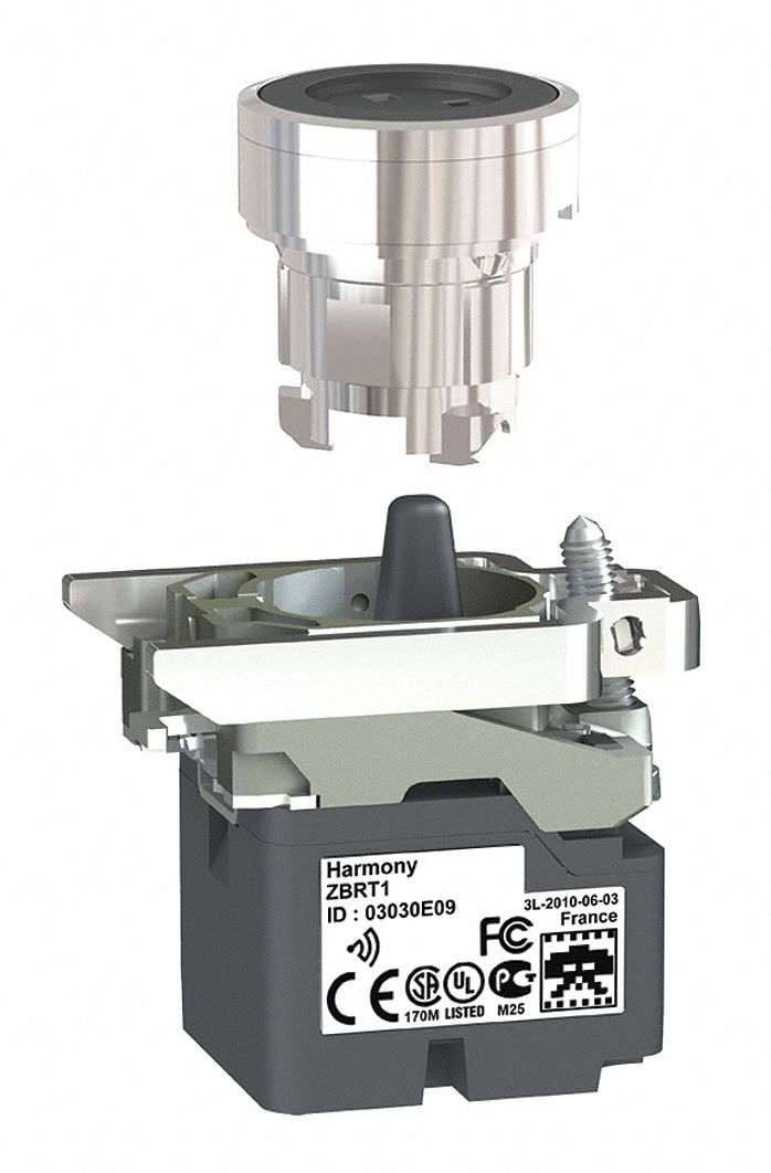 SCHNEIDER ELECTRIC, 22 mm Panel Mounting Size, XB4R, Wireless Push ...