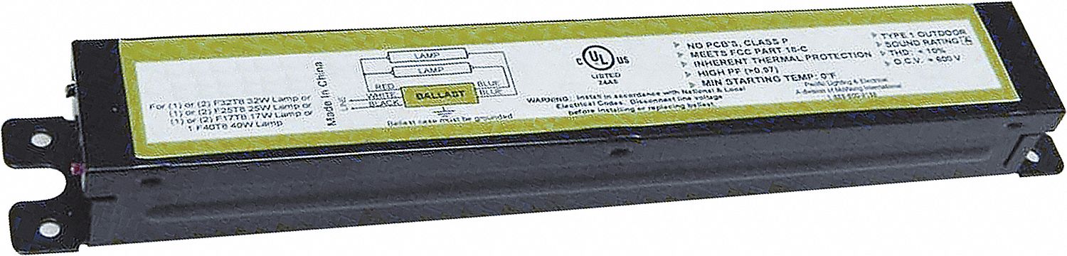 LUMAPRO BALLAST ELECTRONIC T12HO 1.65 AMPS - Fluorescent Ballasts ...