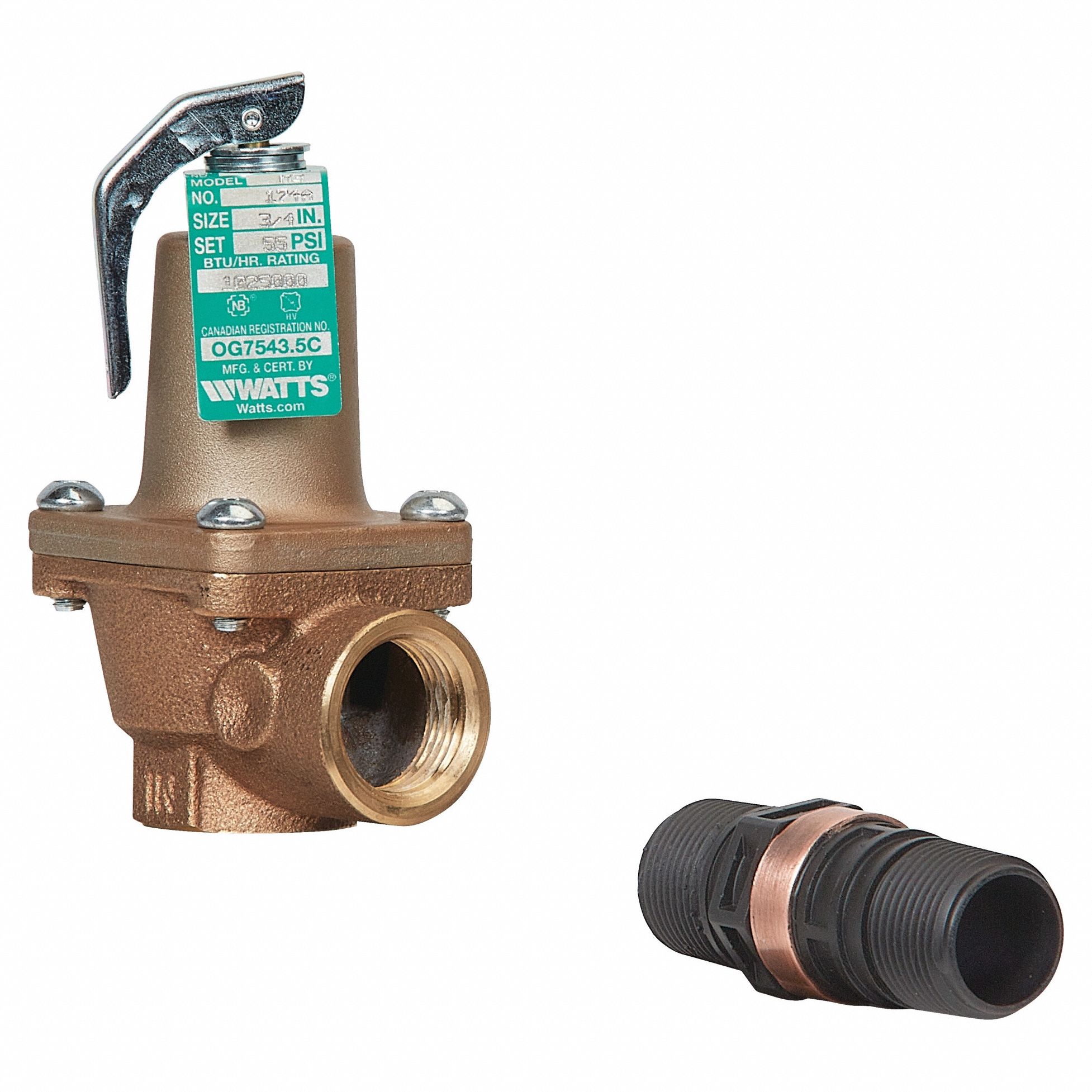 WATTS FNPTF X FNPTF 1 In X 1 In Relief Valve 810MW4 1 174A 050 FS