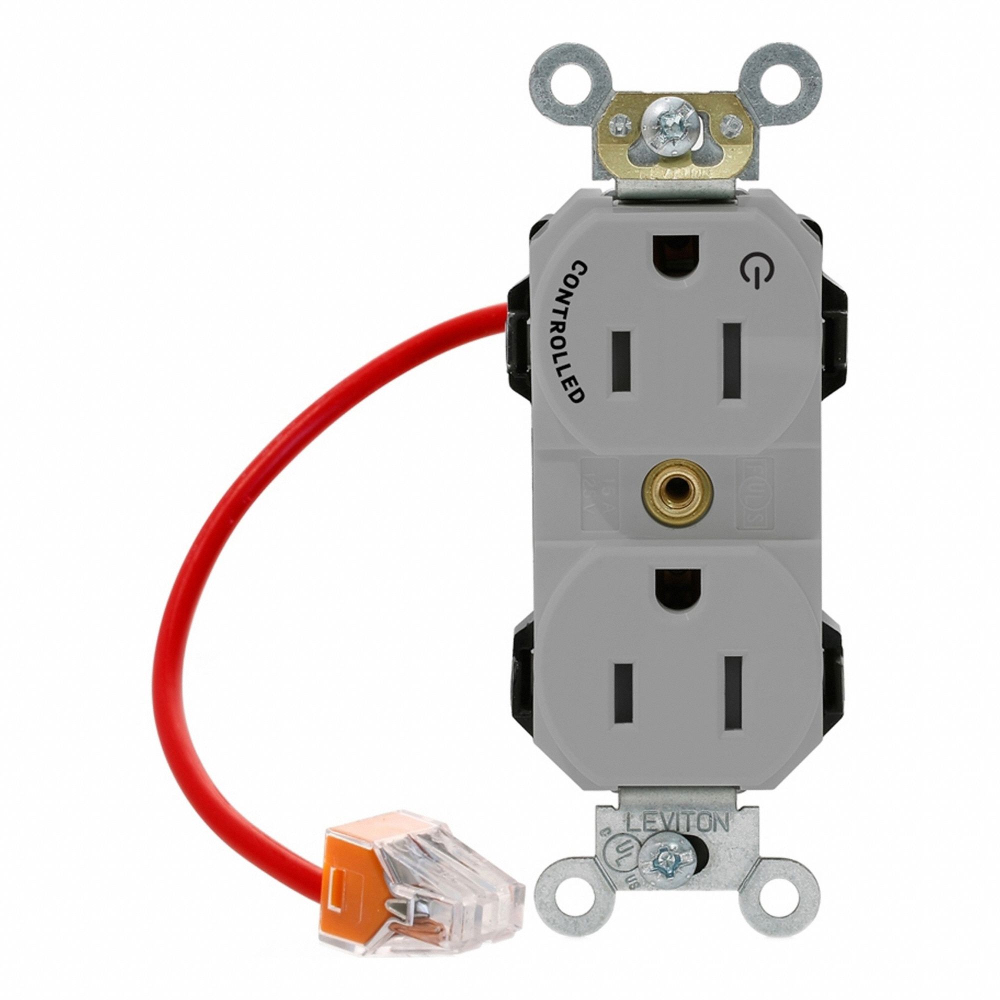Lev-Lok 15A 125V 1MCtrl Self-Gr Gry - Grainger