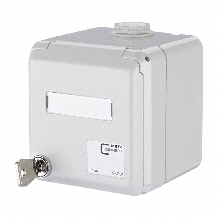 METZ CONNECT, Surface, 180° Mounting Angle, Keystone Housing - 802L44 ...