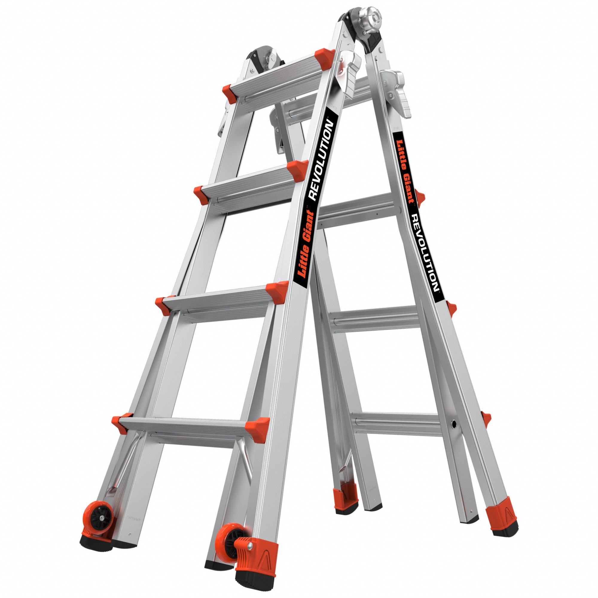 LITTLE GIANT, 6 Configurations, Aluminum, Combination Ladder - 794JE8 ...
