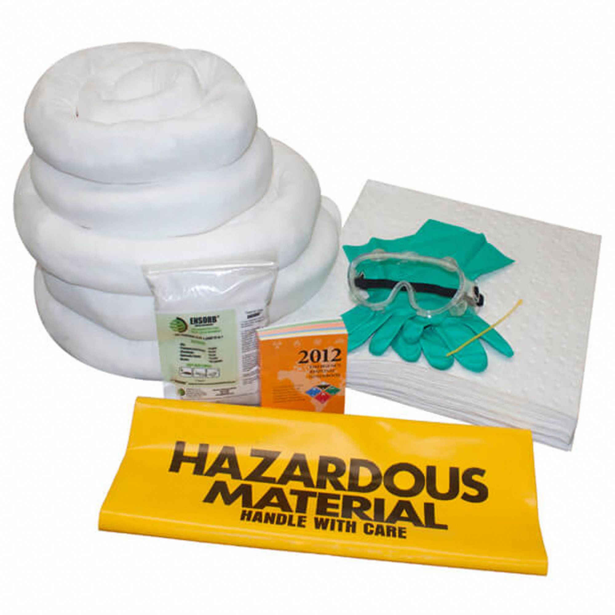 ENPAC, 10 gal Volume Absorbed Per Kit, (1) Pr Goggles/(1) Pr Nitrile ...