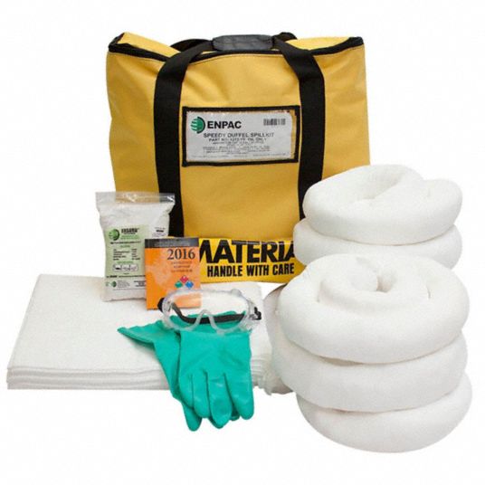 ENPAC, 10 gal Volume Absorbed Per Kit, (1) Pr Goggles/(1) Pr Nitrile ...