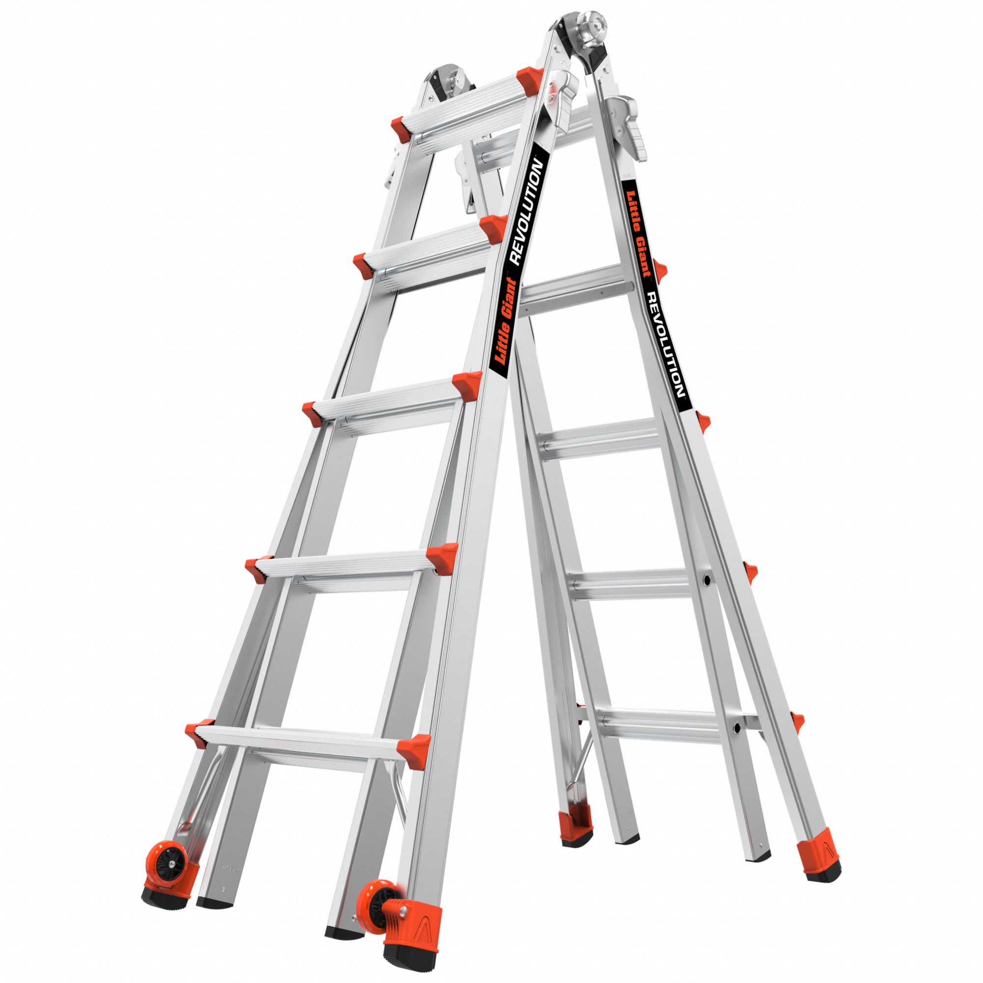 LITTLE GIANT, 6 Configurations, Aluminum, Combination Ladder - 794JF0 ...