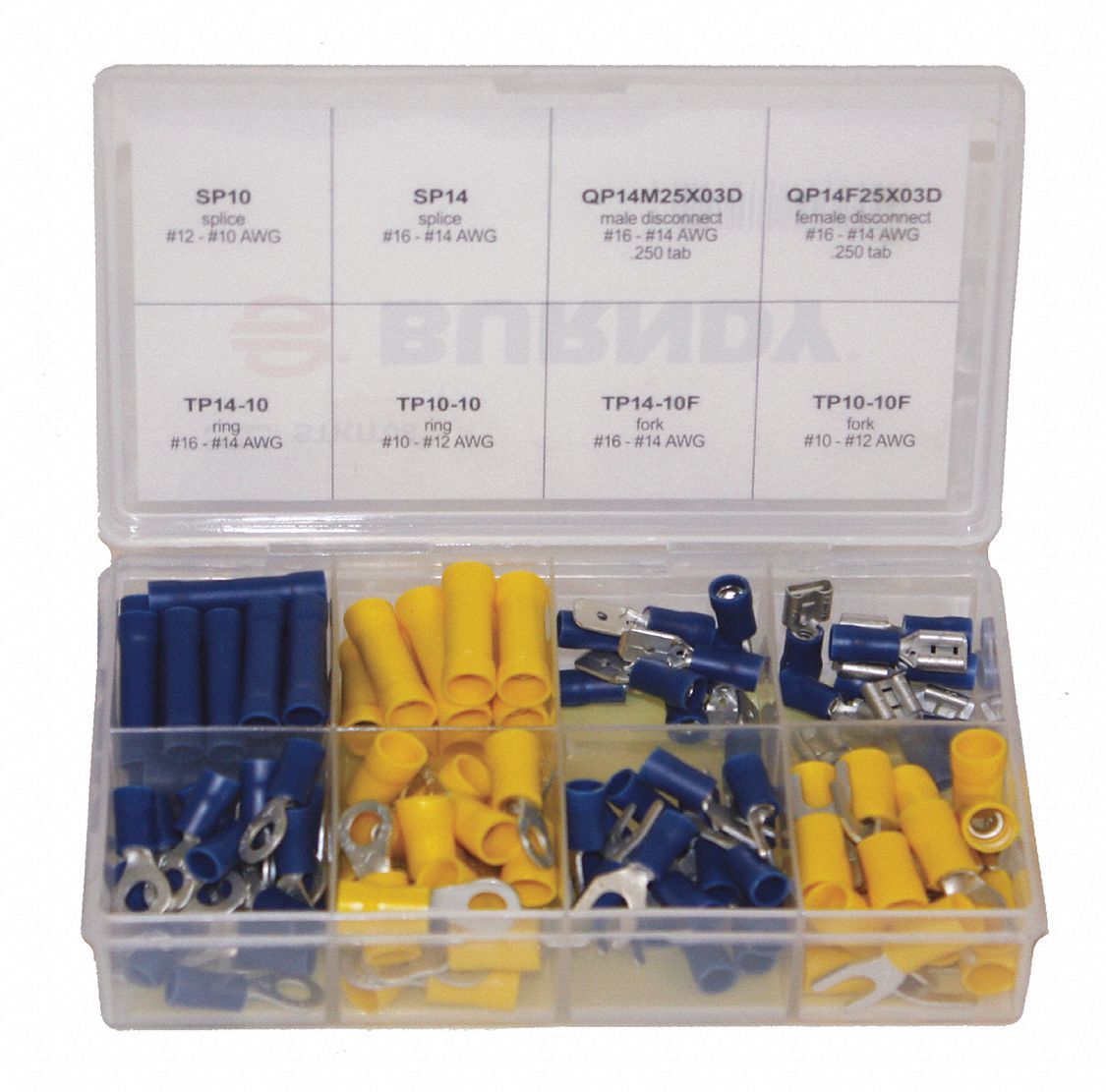 BURNDY, STKIT08, Vinyl Insulated Splice Term Kit,8 Slot - 131W54 ...