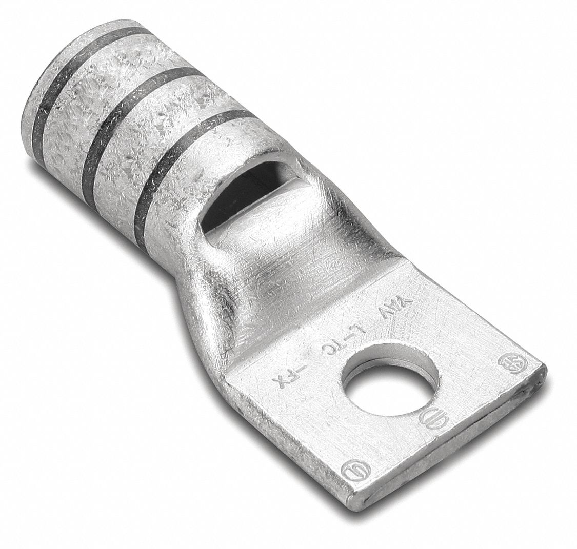 HD Compression Terminal,2AWG,1/4"Stud - Grainger