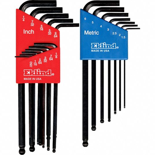 EKLIND, 16 or More Pieces, Ball-Hex-L™, Hex Key - 893HP7|13218 - Grainger