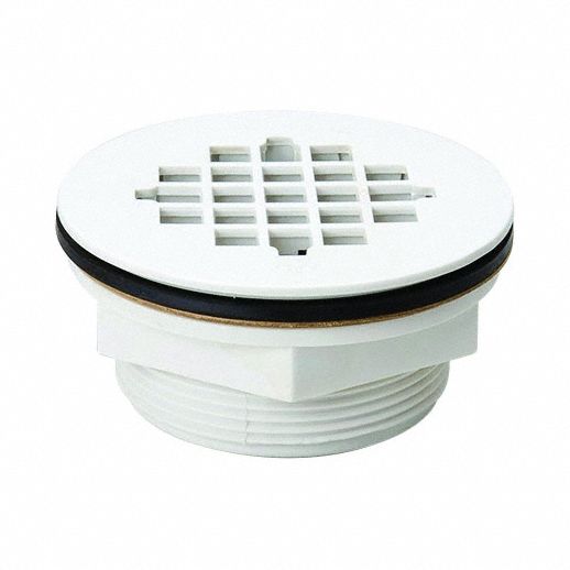 2 in Overall Dia, 4 1/4 in Overall Lg, Shower Drain - 1RLU6|133-101 ...