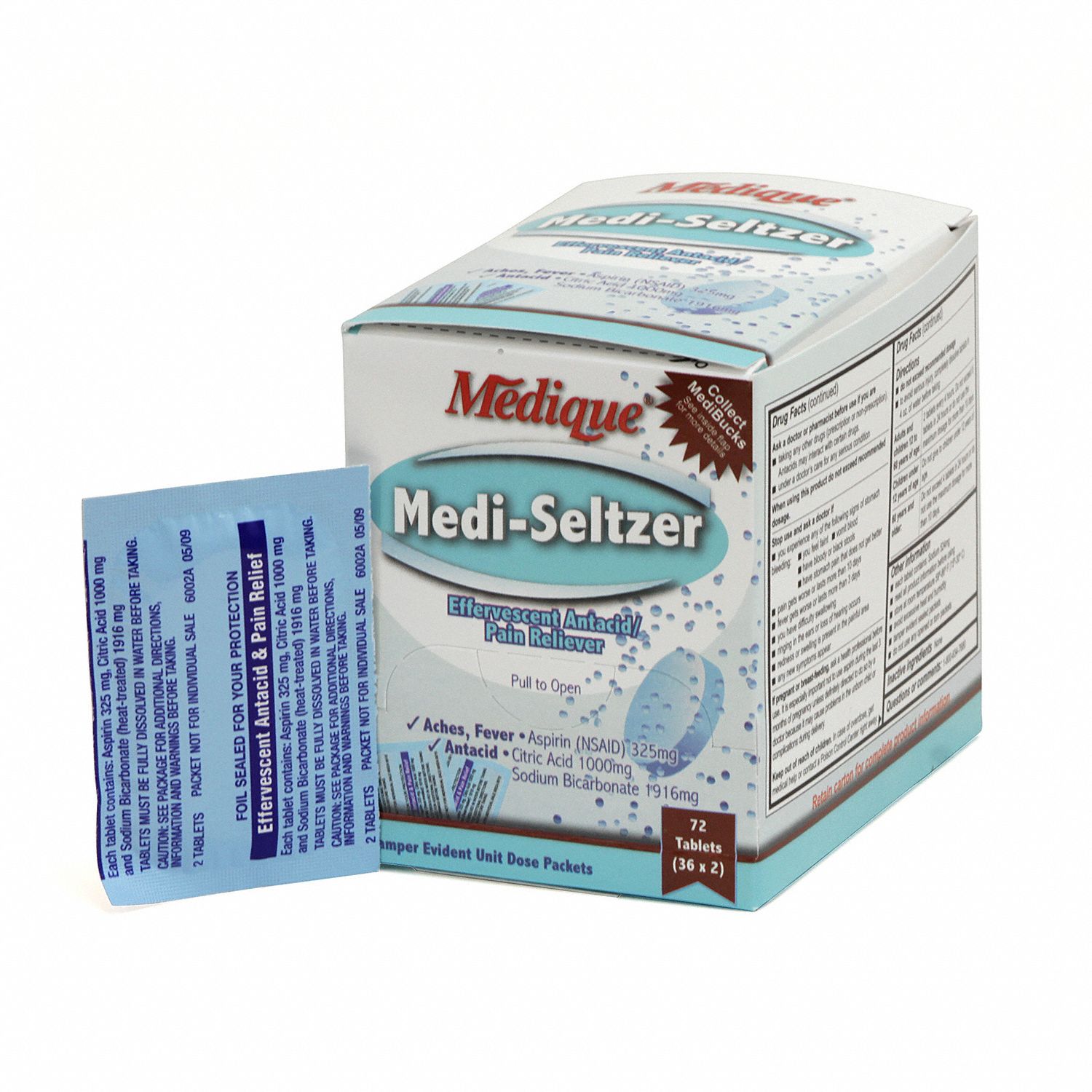 MEDIQUE, Unflavored, 36 Individual Doses, Antacids and Indigestion ...
