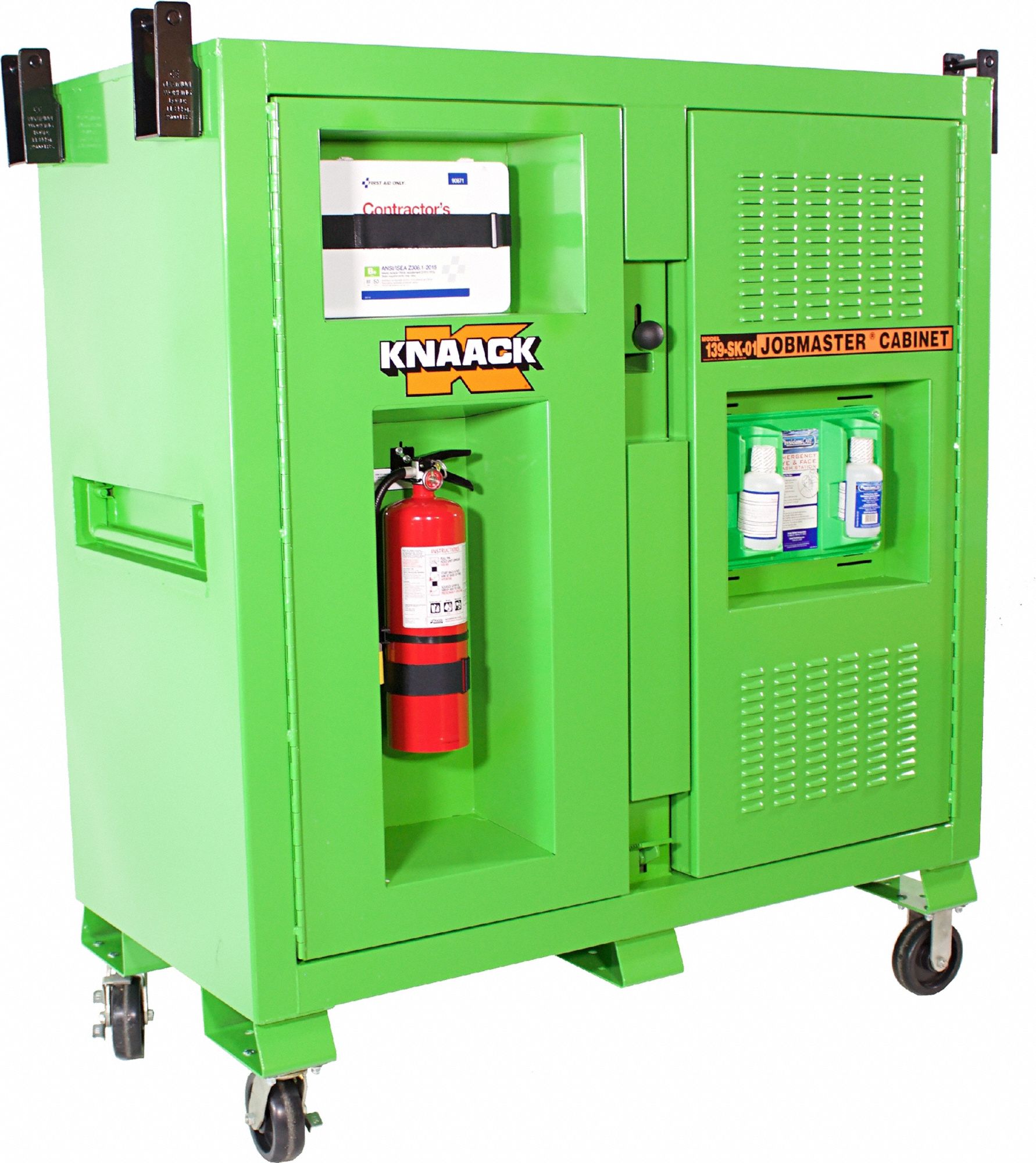 KNAACK, 60 in W x 30 in D x 60 in H, 59.4 cu ft, Jobsite Cabinet ...