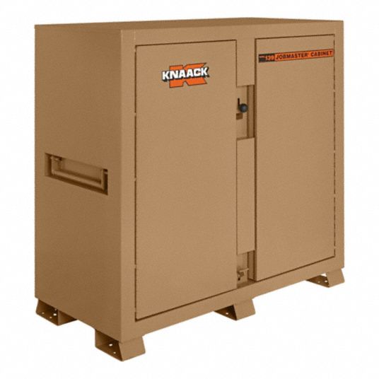 KNAACK, 60 in W x 30 in D x 60 in H, 59.4 cu ft, Jobsite Cabinet ...